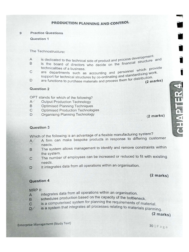 Em Case Study Mcqs | PDF