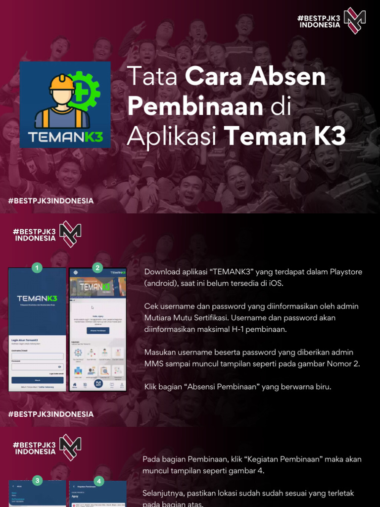 (MMS) Panduan Absen Temank3 | PDF