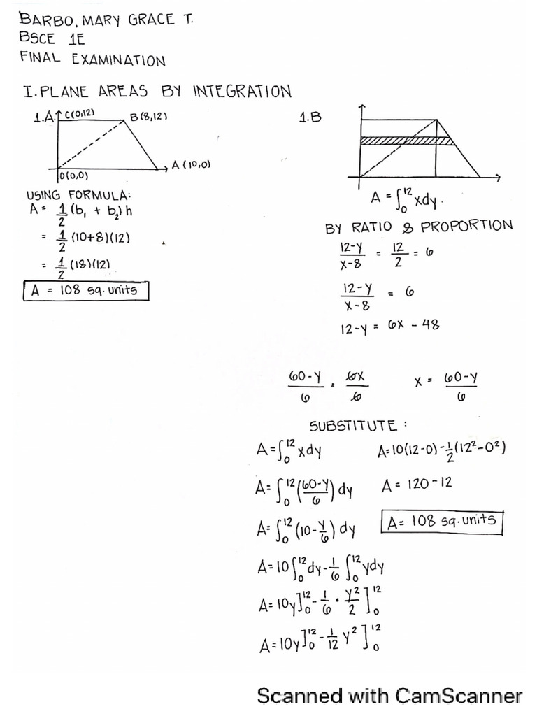 Integral Calculus Pdf
