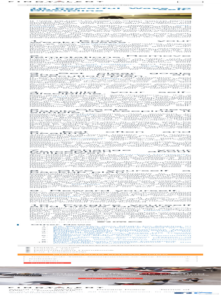 10 Powerful Ways To Master Self-Discipline Career Tips | PDF