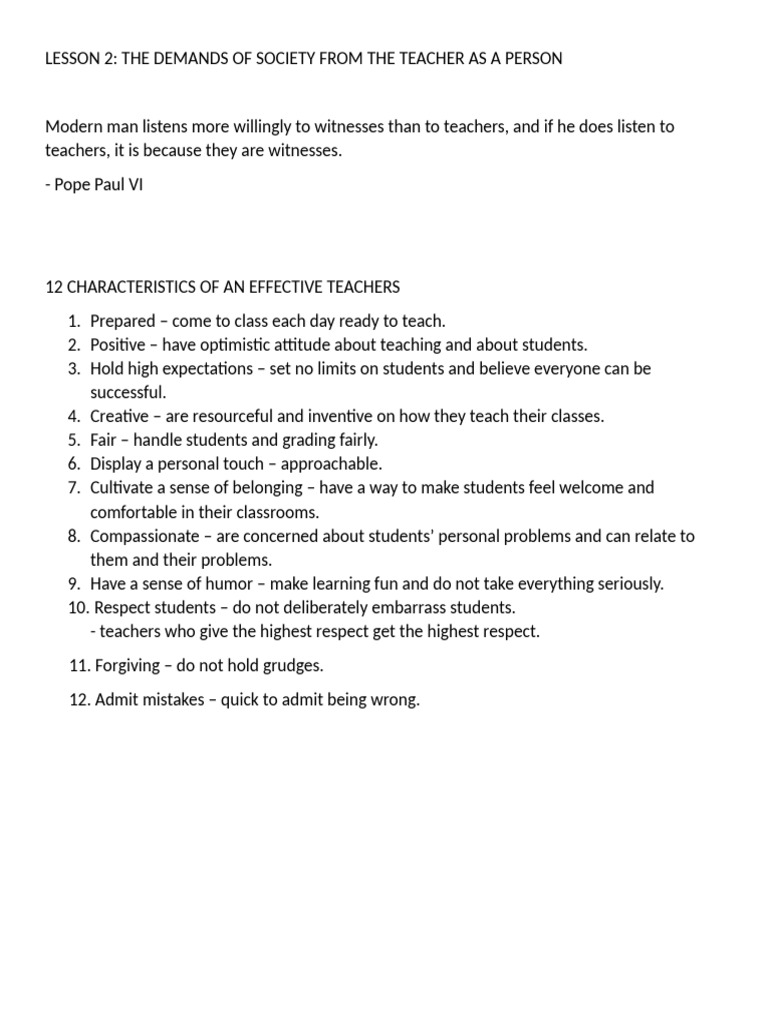 LESSON 2 Prof Ed 3 g2 | PDF