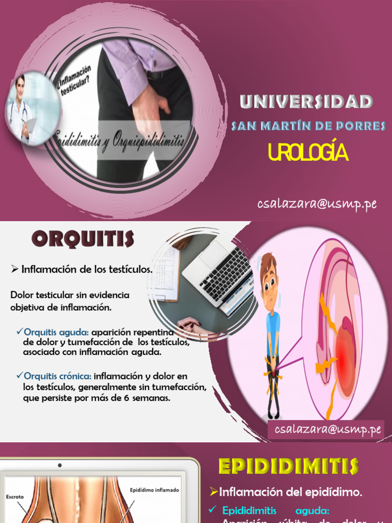 Orquiepididimitis Exposición | PDF | Especialidades Medicas | Causas de ...
