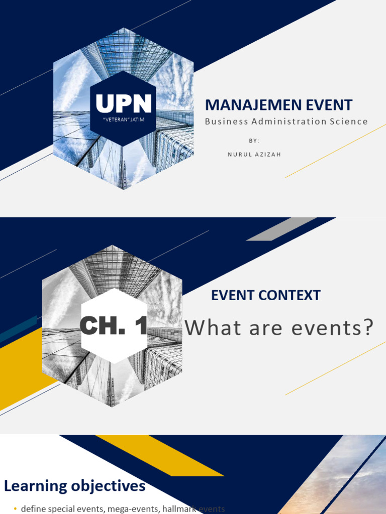 Ch1-Manajemen Event PDF | PDF