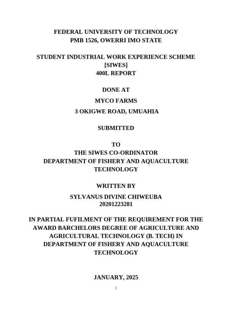 Ike Darlington Aec Report Prelimnary Page | PDF