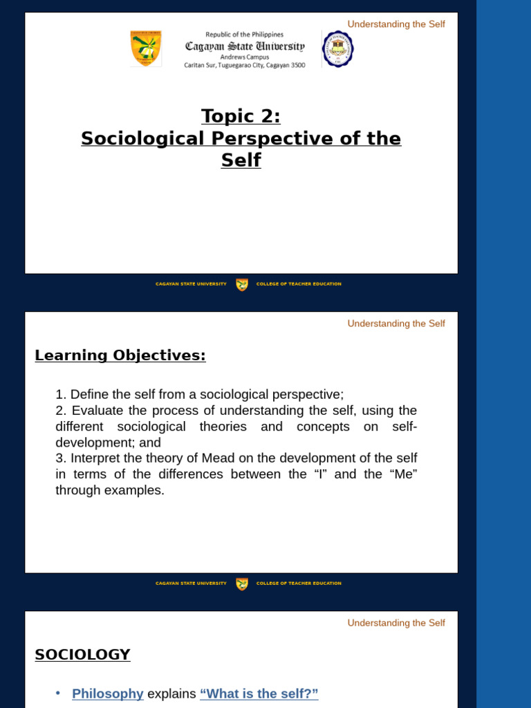 Sociological Perspective | PDF | Socialization | Self Concept