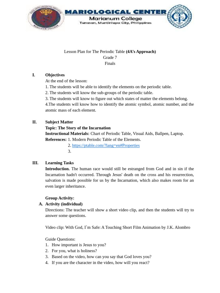 Lesson Plan For Moral Values Hero 1 | PDF