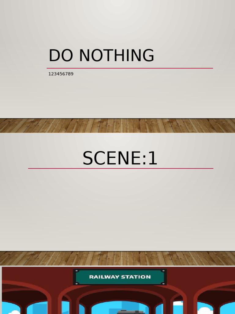Do NOthing | PDF