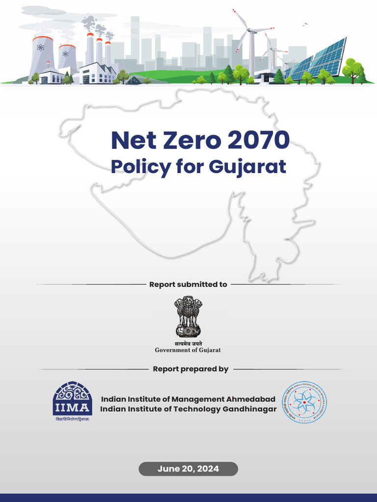 Net Zero 2070 Gujarat 1724992906 | PDF
