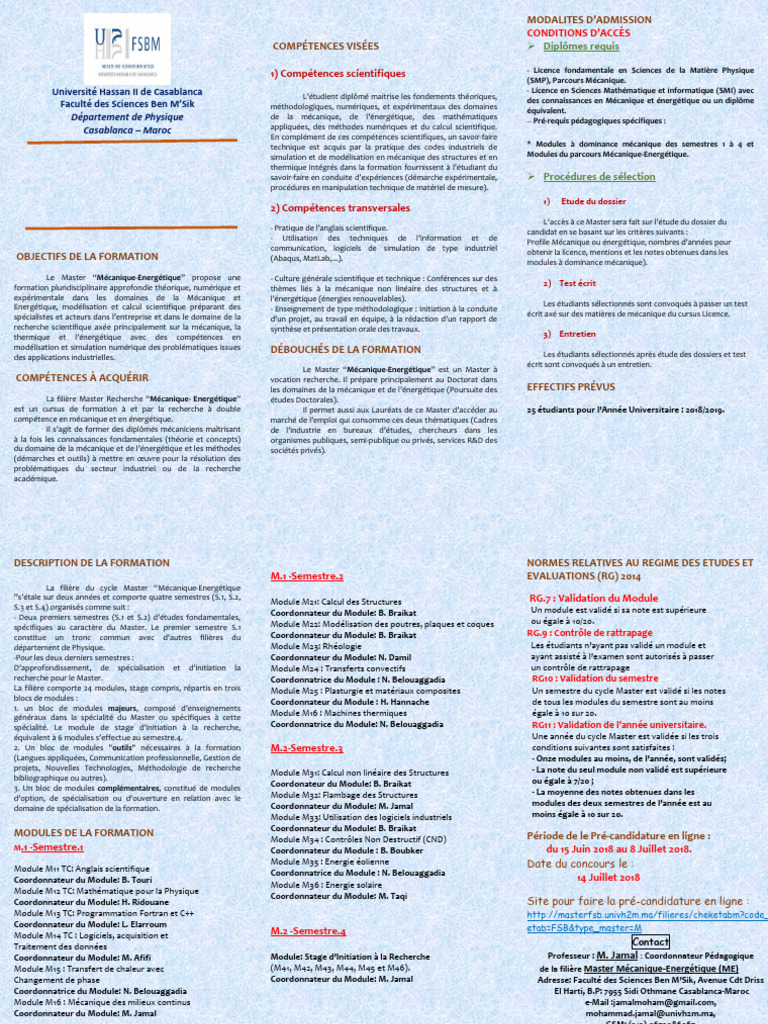 Depliant Master ME 2018-2019_2 | PDF