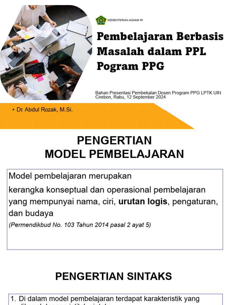 Materi PBL-PPL PPG 24 | PDF | Pedagogy | Education Theory