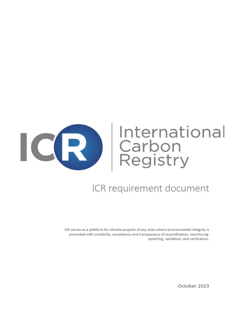 ICR Requirement Document v5.0 | PDF