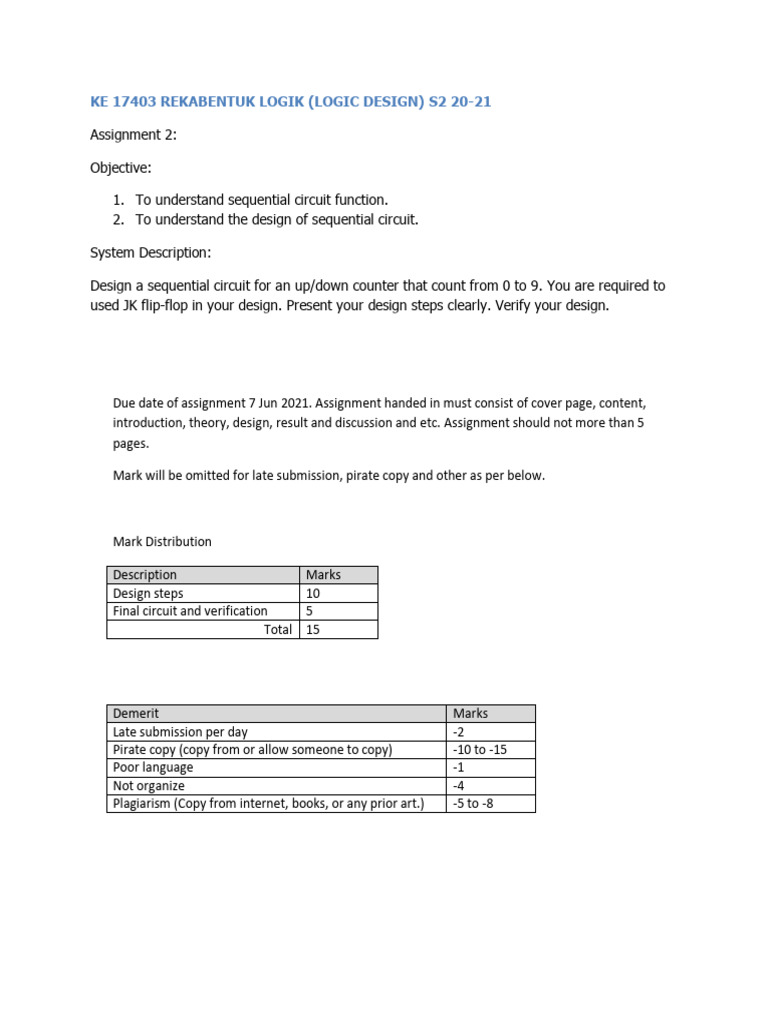 Assignment 2021 Sem2 | PDF