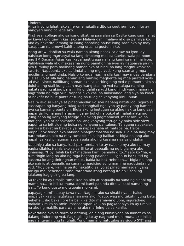Tindero | PDF