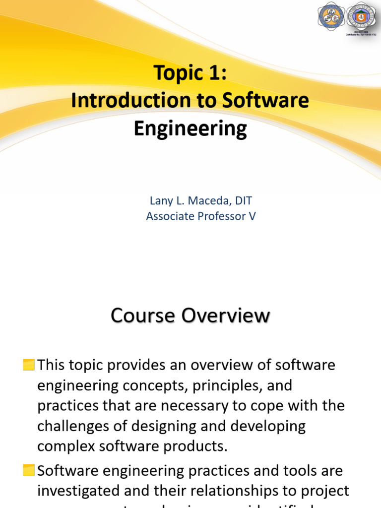 SE-Summary Notes - Topic 1 | PDF