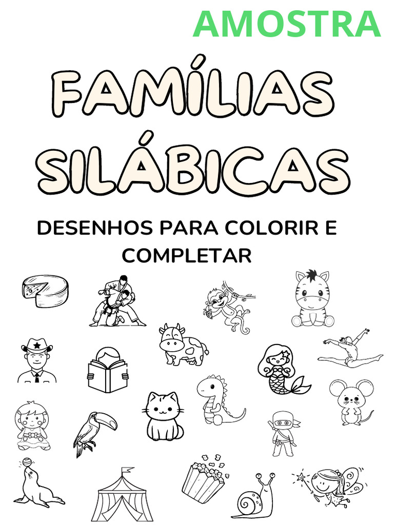 Cópia De Famílias Silábicas Pdf