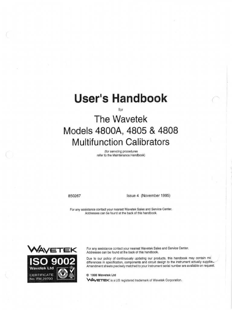 4800 4805 4808 MFC Instruction Manual | PDF