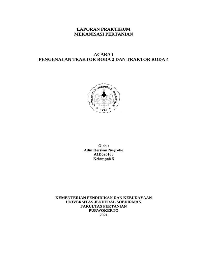 Laprak Acara 1 | PDF