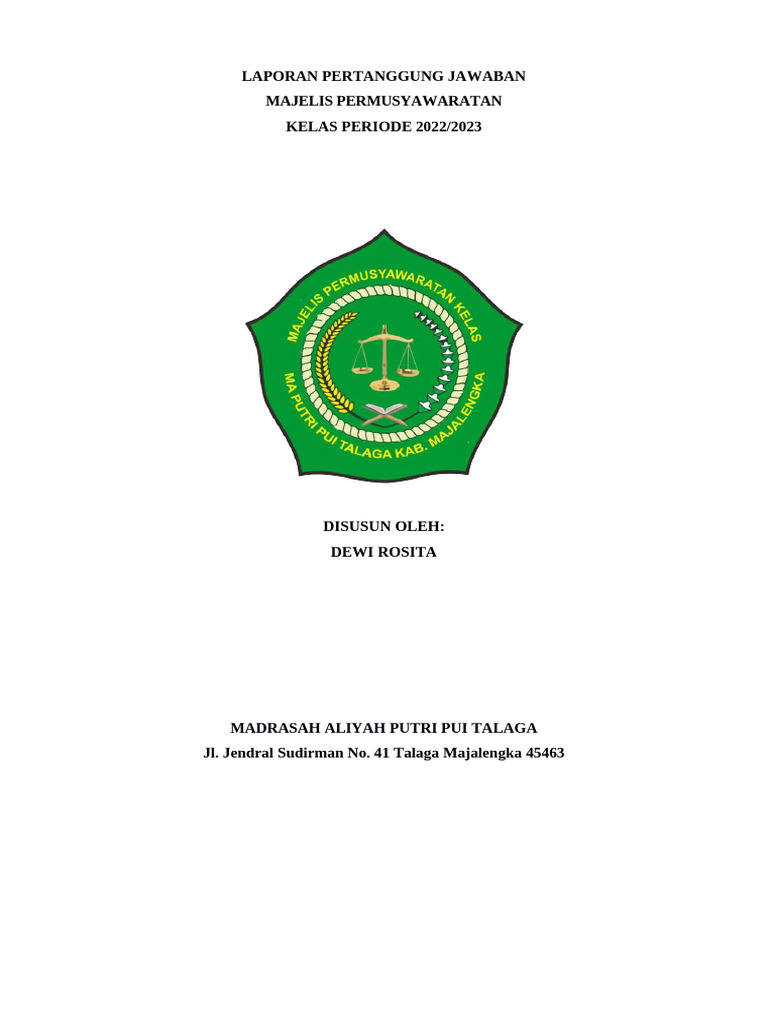 LPJ MPK 2022-2023 | PDF