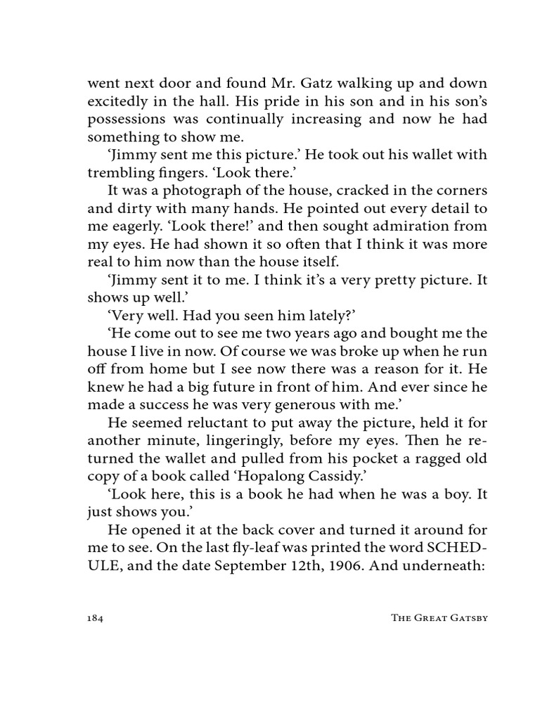 The Great Gatsby 1 | PDF