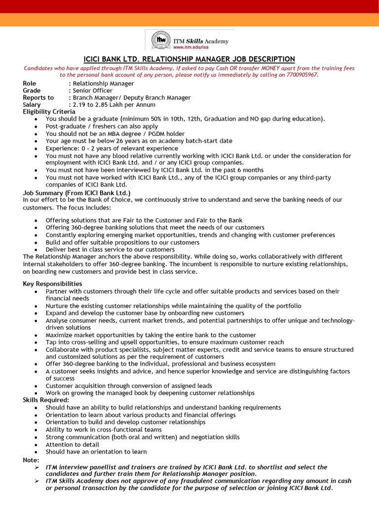 Job Description | PDF