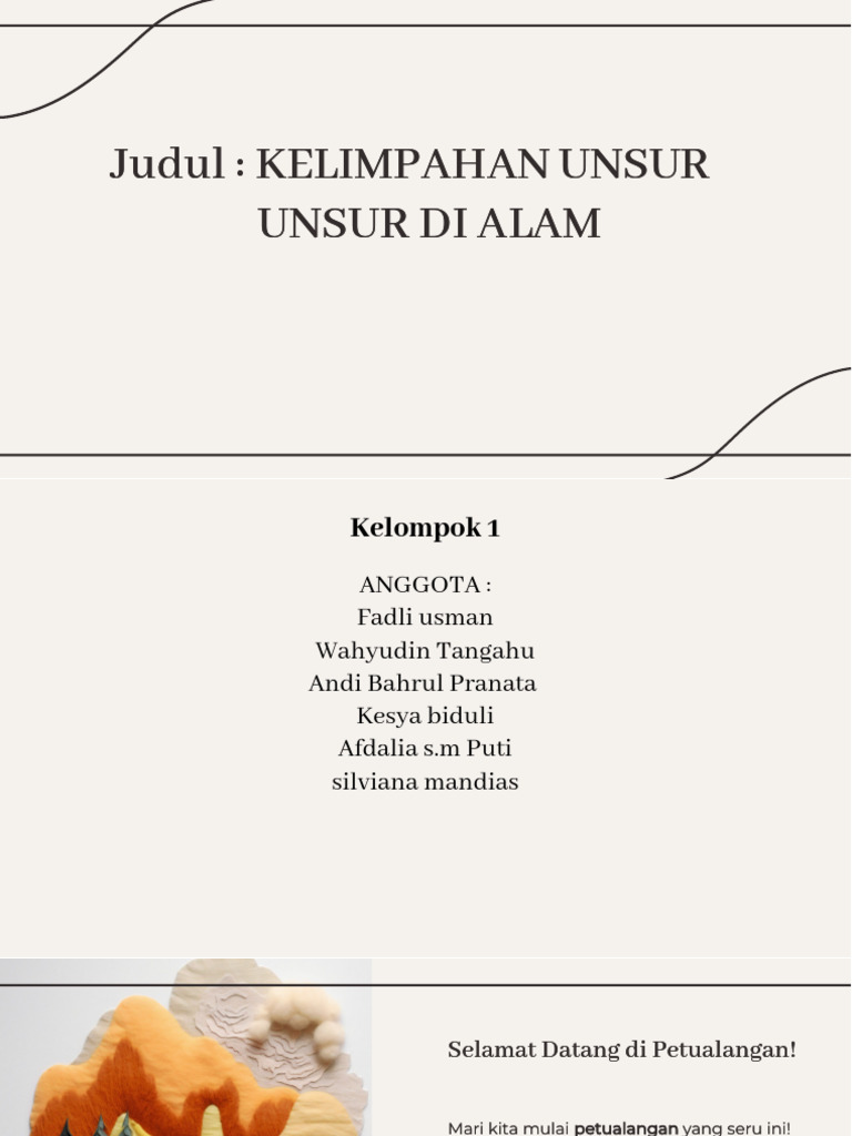 Slidesgo Unsur Unsur Alam Petualangan Seru Menemukan Harta Karun Di ...