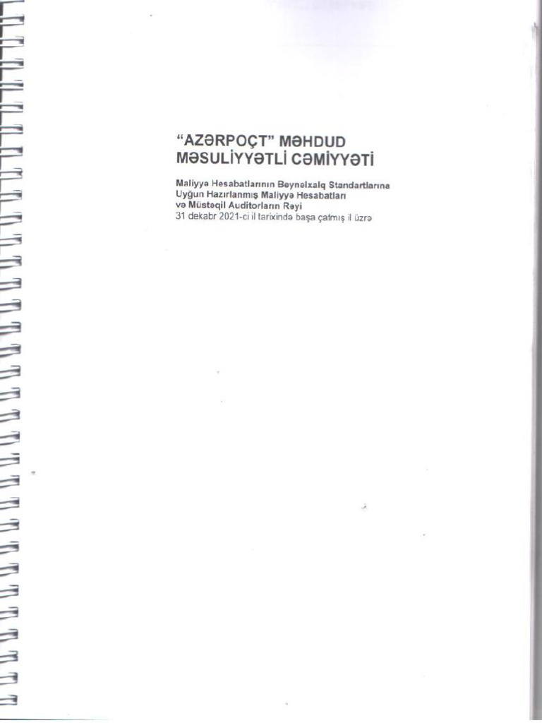 Azerpost - MMC 31 - 12 - 2021 - Final - Aze | PDF