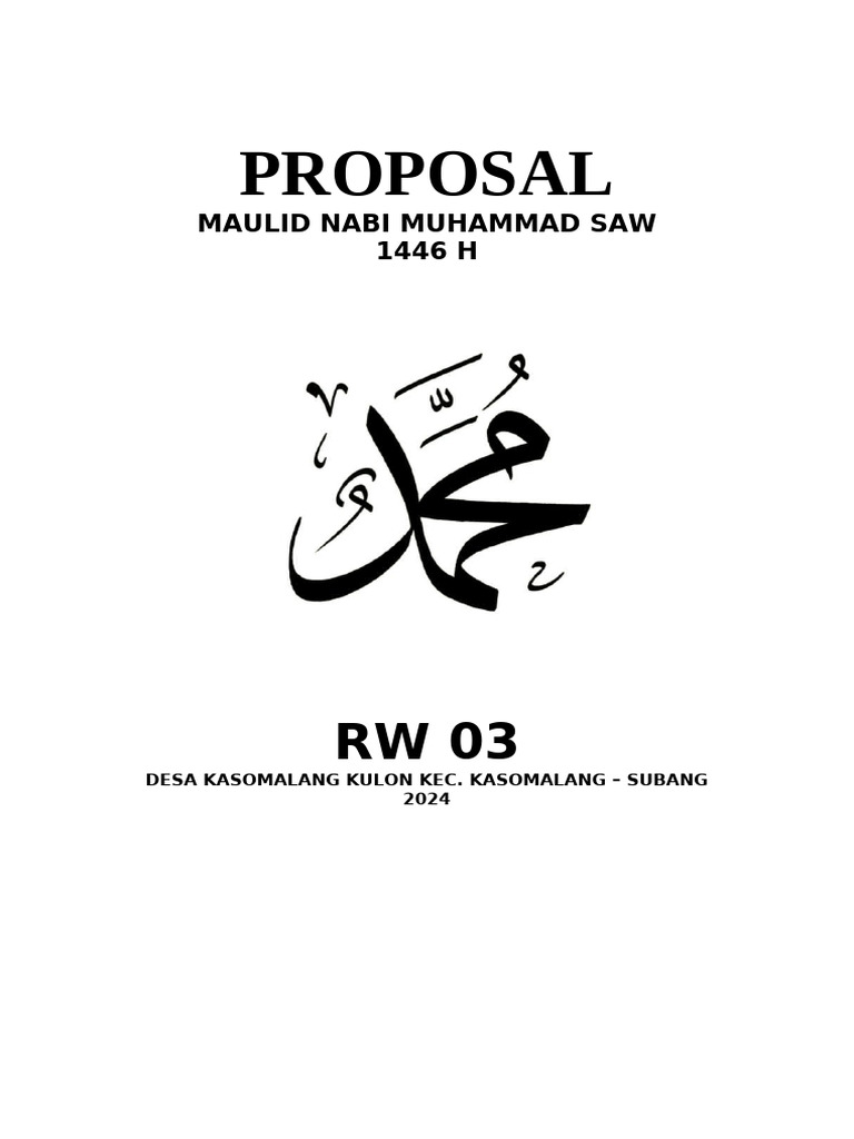 PROPOSAL RW 03 | PDF