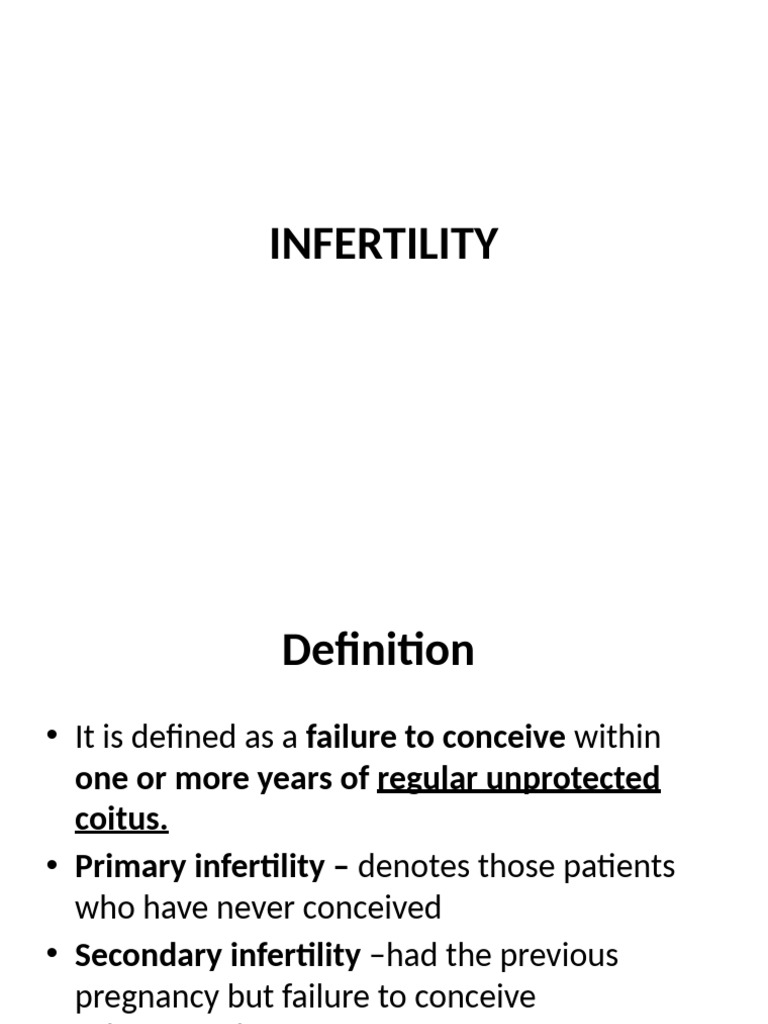 INFERTILITY | PDF