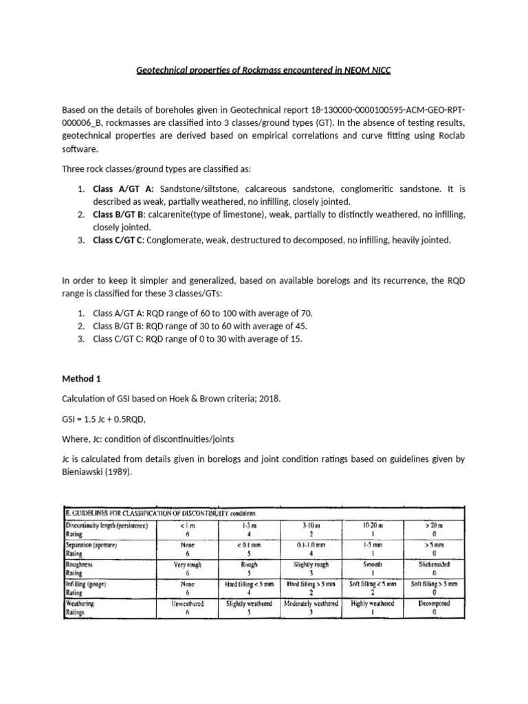 Geo Properties - Rocks | PDF