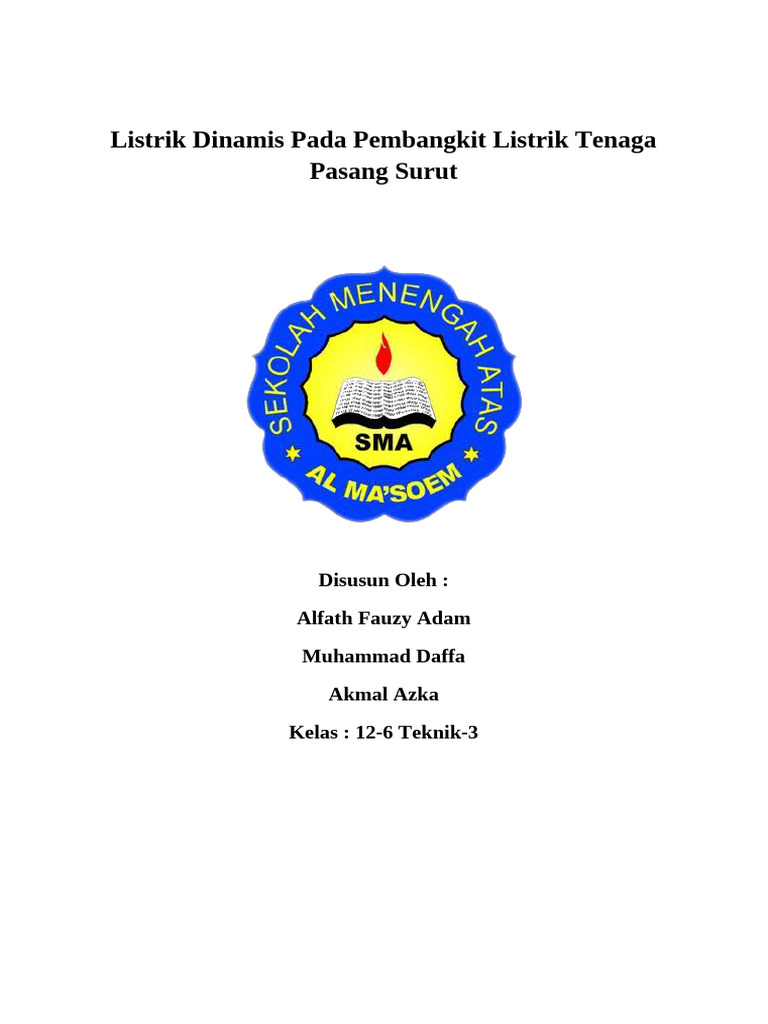 Makalah PLTPS Alfath Akmal Daffa | PDF