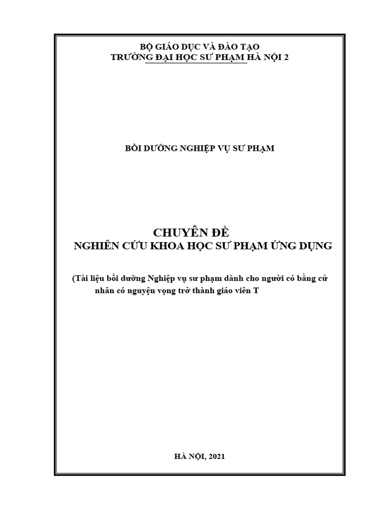 Nghiên C U Sư PH M NG D NG THCS, THPT | PDF