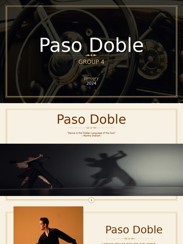 Paso Doble | PDF