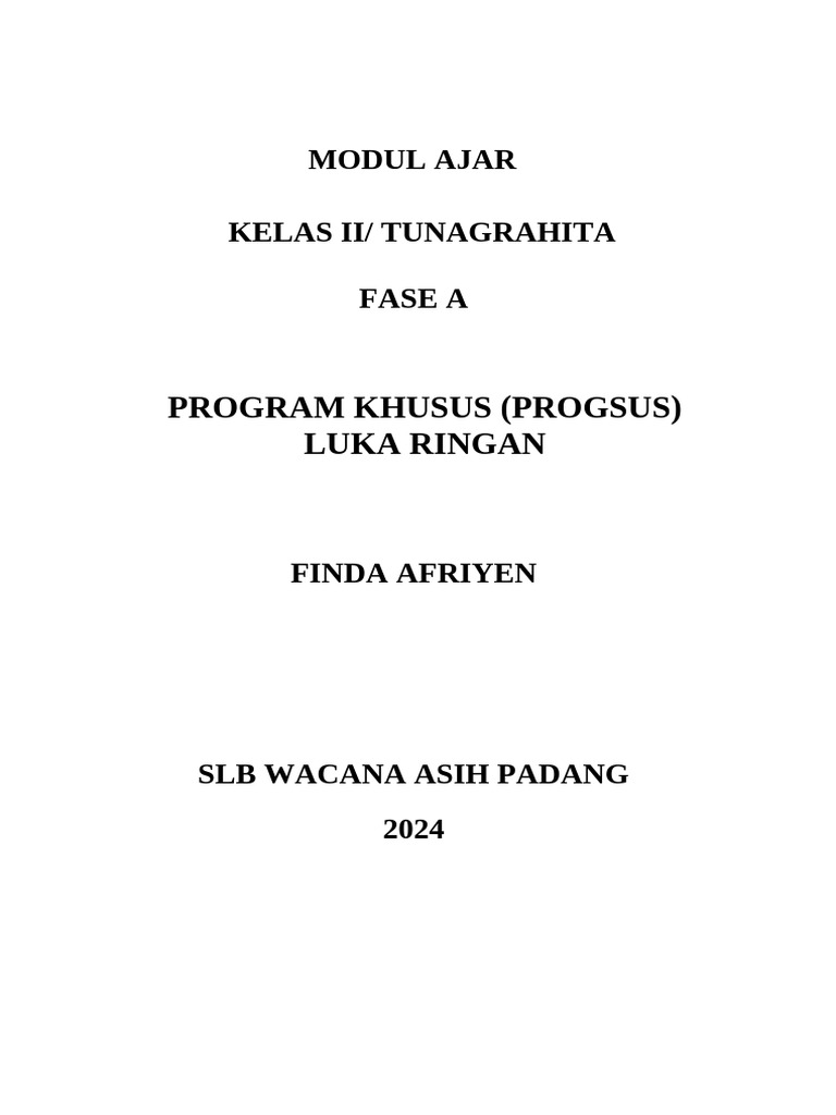 Modul Fase A Kelas C | PDF