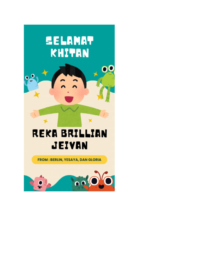 Kartu Ucapan Khitan | PDF