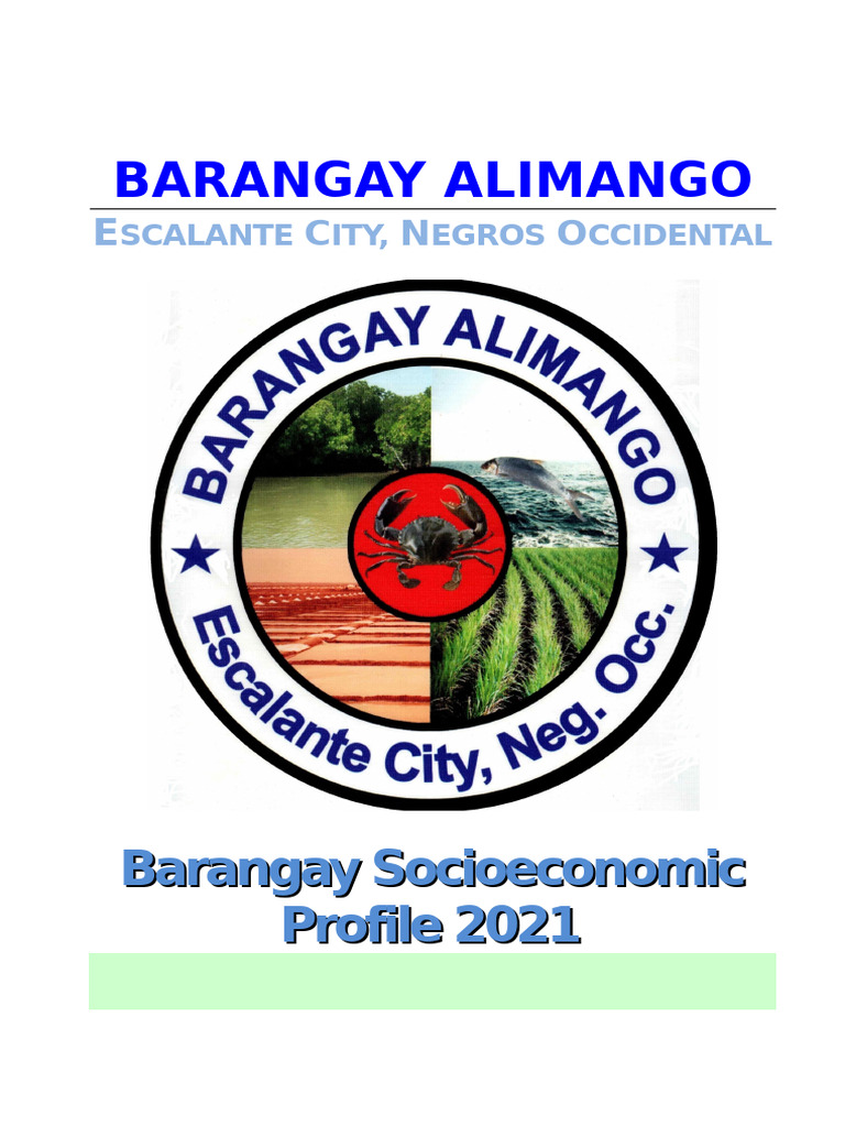 Alimango Barangay Profile | PDF