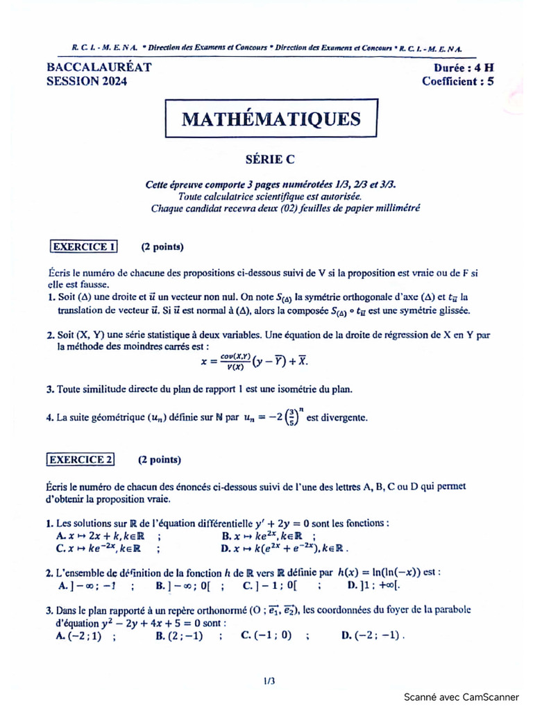 TleC - BAC Nat 24-sjt | PDF