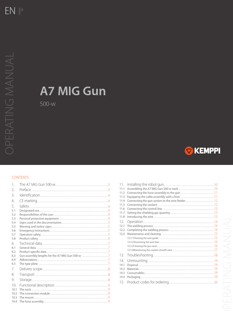A7 Mig Gun 500 W Om en | PDF