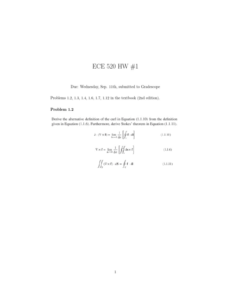 Ece 520 hw1 Fa24 Sol | PDF