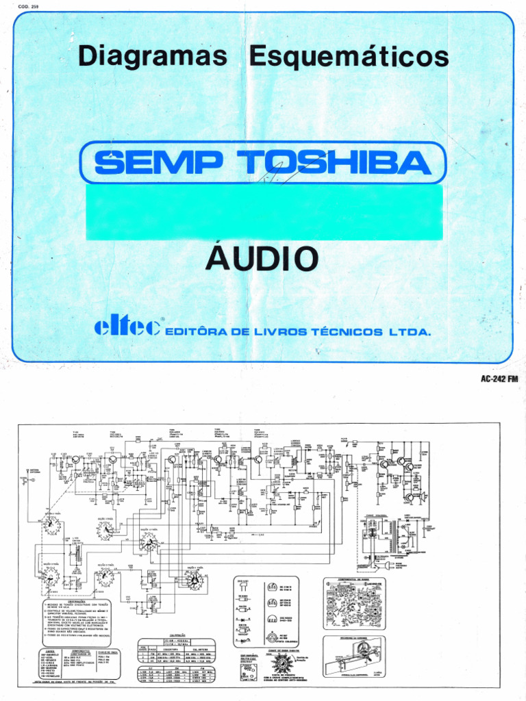 Esquemario Semp Toshiba Audio Eltec Vol 259 | PDF