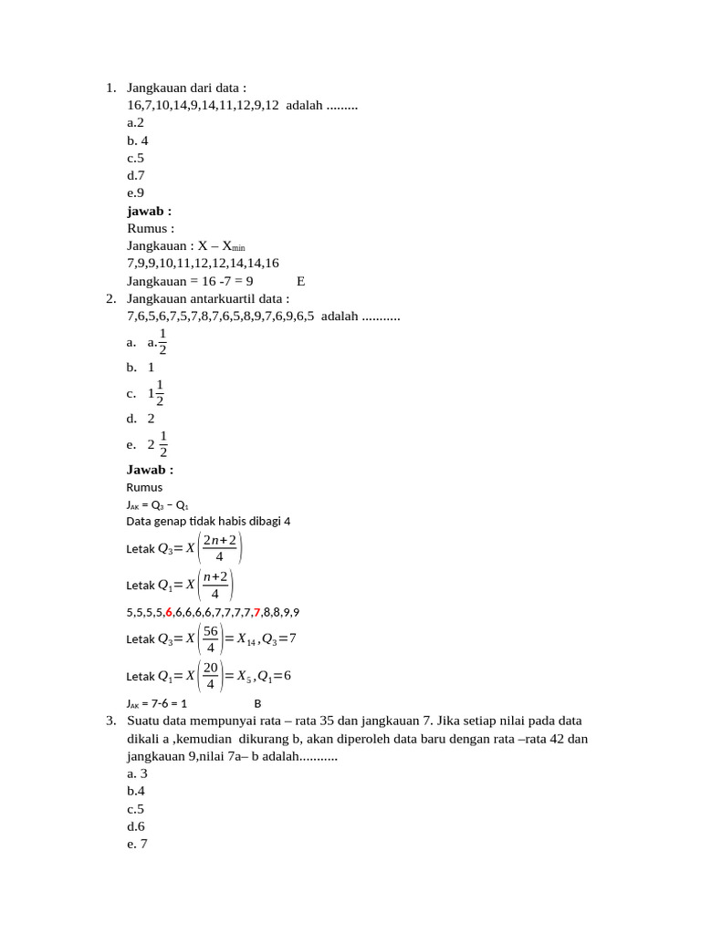 Jangkauan Dari Datal | PDF