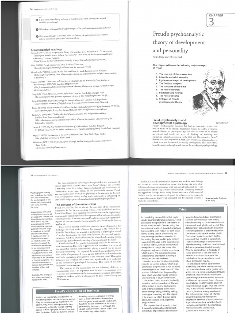 Freuds Theory of Development | PDF