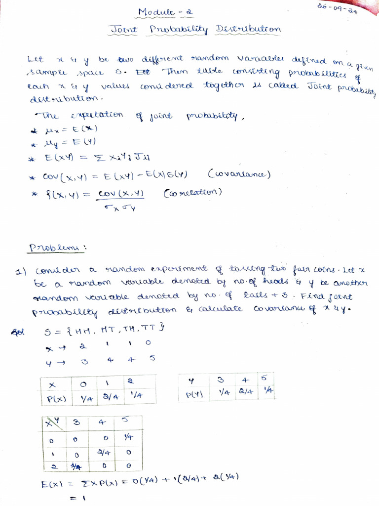Joint Probability Distribution | PDF
