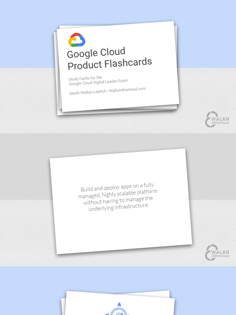 Google Cloud Product Flashcards | PDF | Cloud Computing | Computers