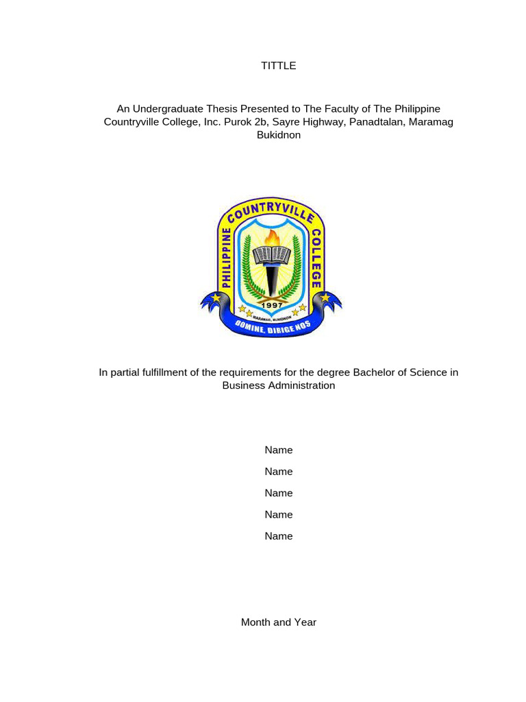 Template Thesis | PDF