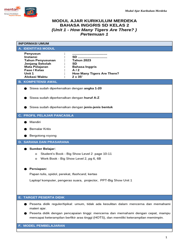 MA KM - BIG SHOW 2 - UNIT 1 - MEETING 1 - Checked | PDF