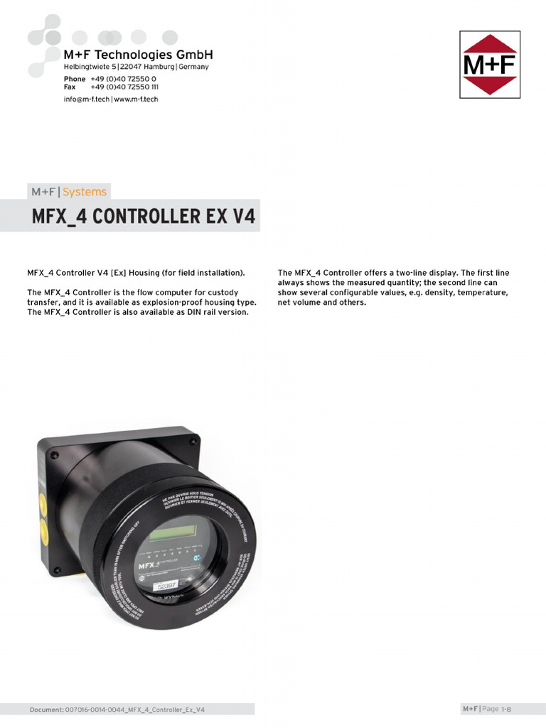 MFX_4 Controller EX V4 | PDF