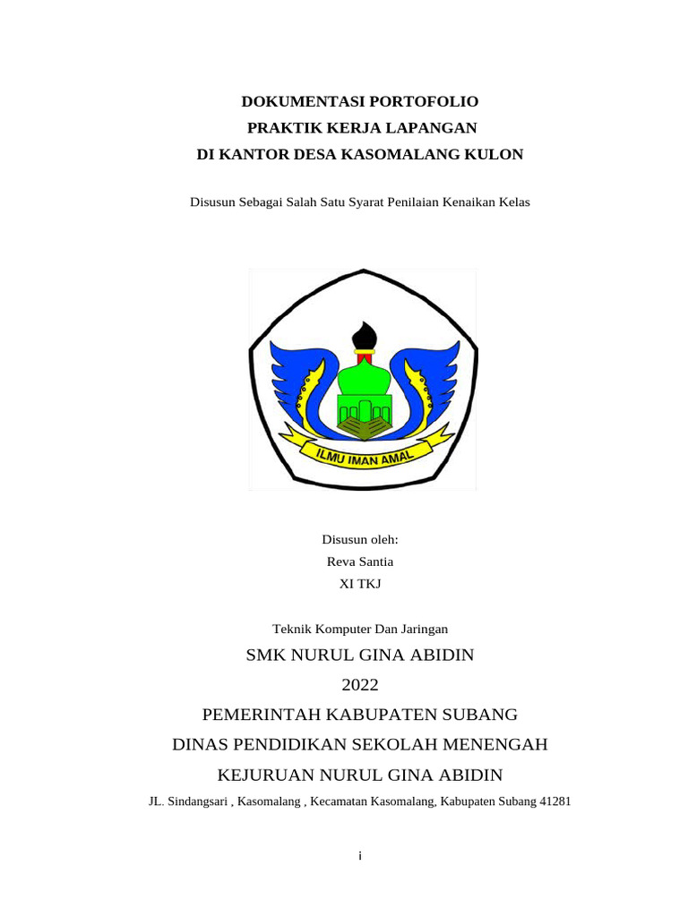 Laporan Praktik Reva | PDF