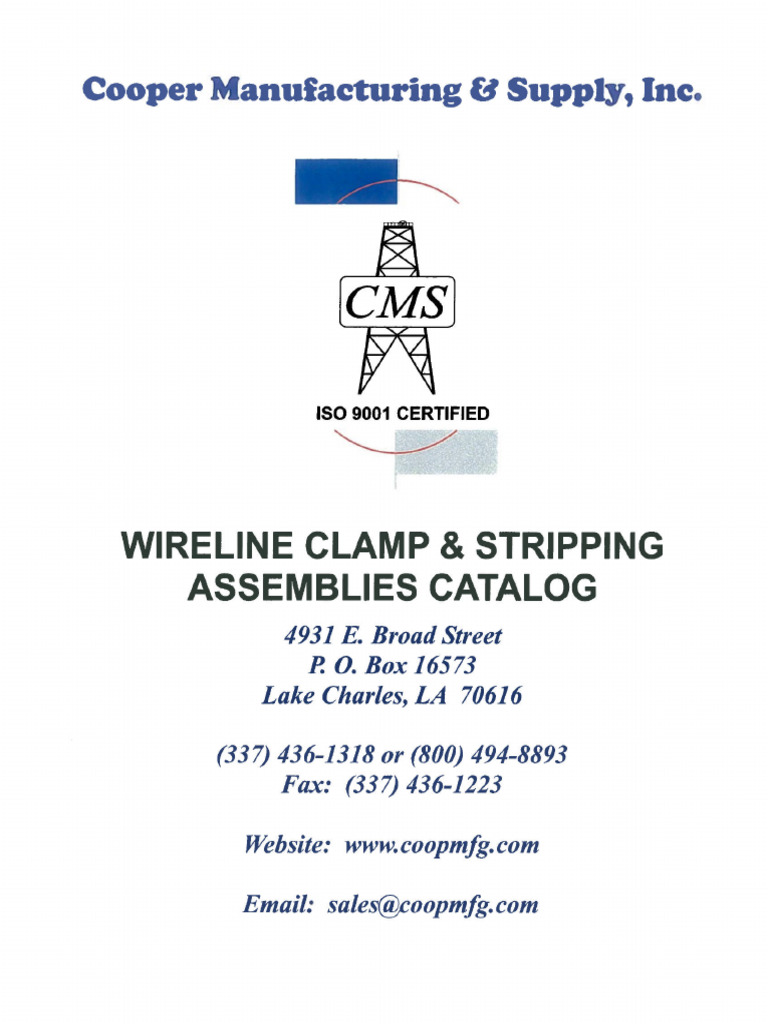 Wireline Clamp Catalog | PDF