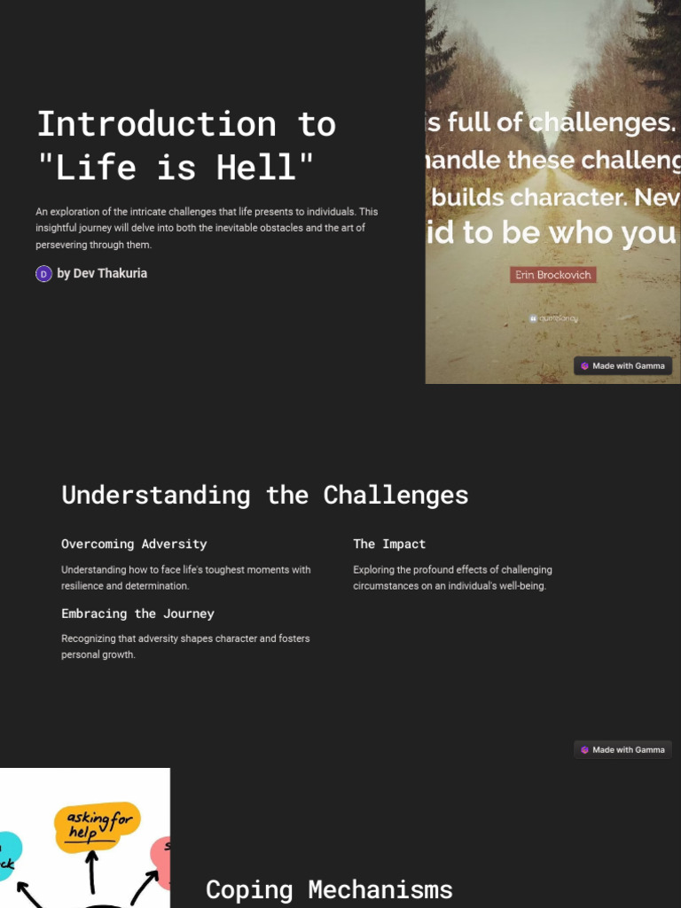 Introduction To Life Is Hell | PDF