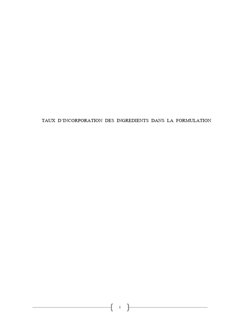 Tpe Formulation | PDF